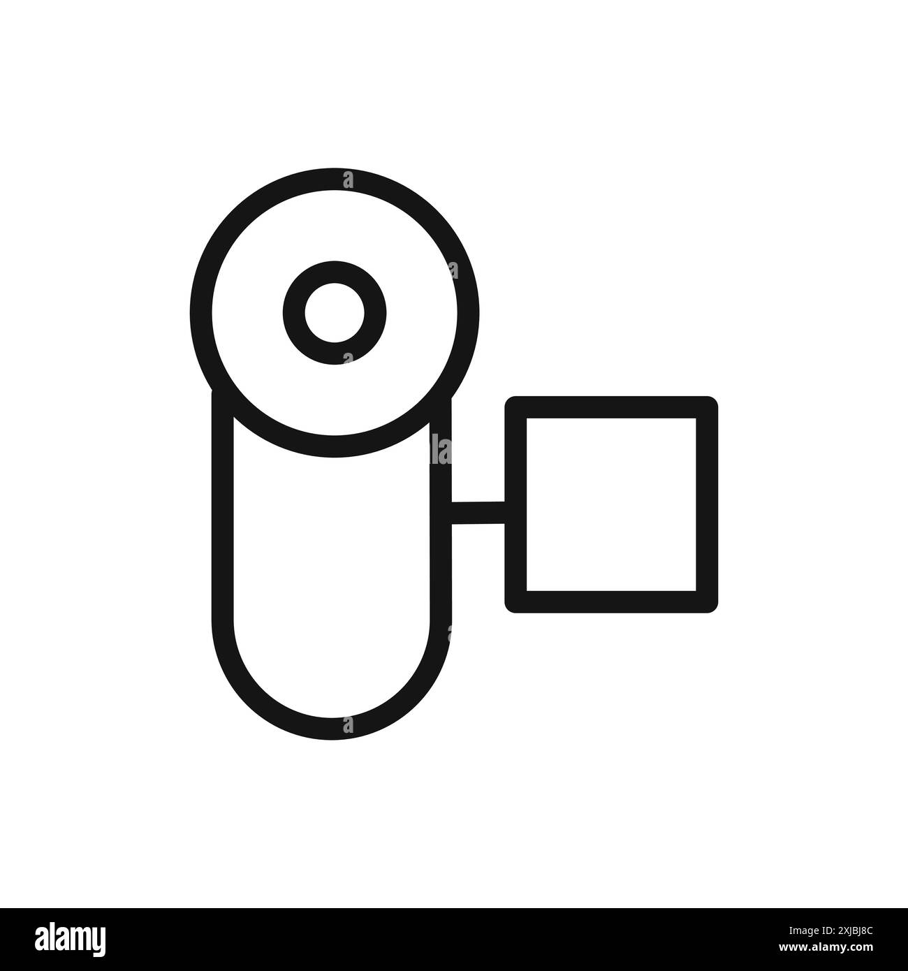 Handy Cam Icon linear vector graphics sign or symbol set for web app ui Stock Vector Image & Art ...