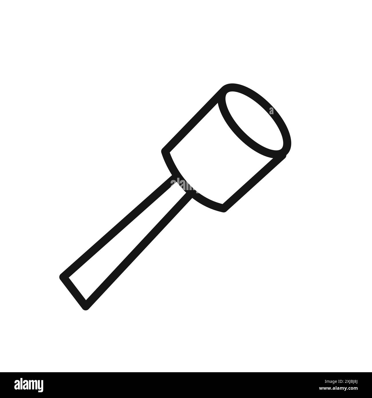 Marshmallow stick icon linear vector graphics sign or symbol set for web app ui Stock Vector ...