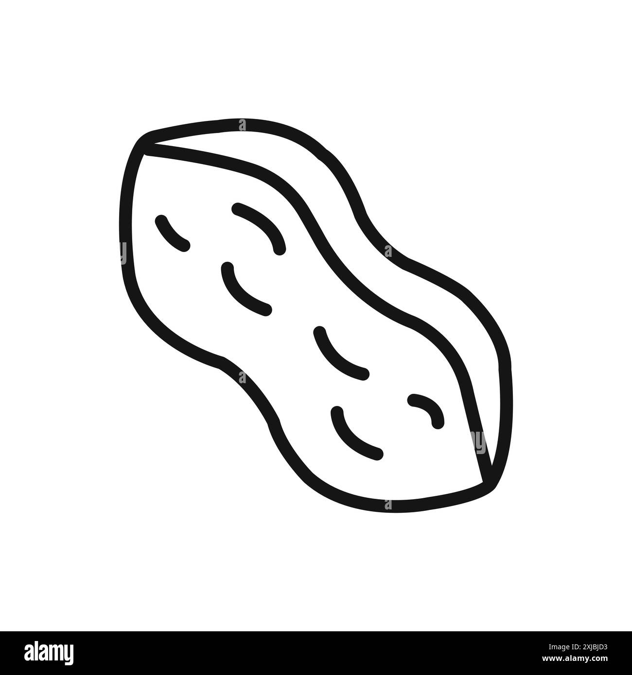 Peanut icon linear vector graphics sign or symbol set for web app ui Stock Vector Image & Art ...