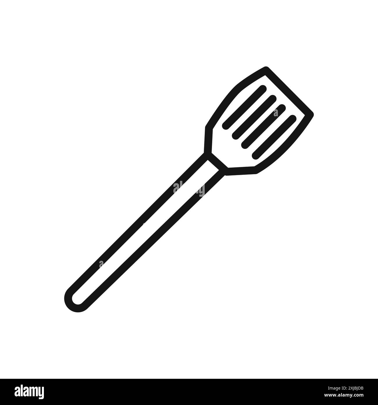 spatula icon linear vector graphics sign or symbol set for web app ui ...