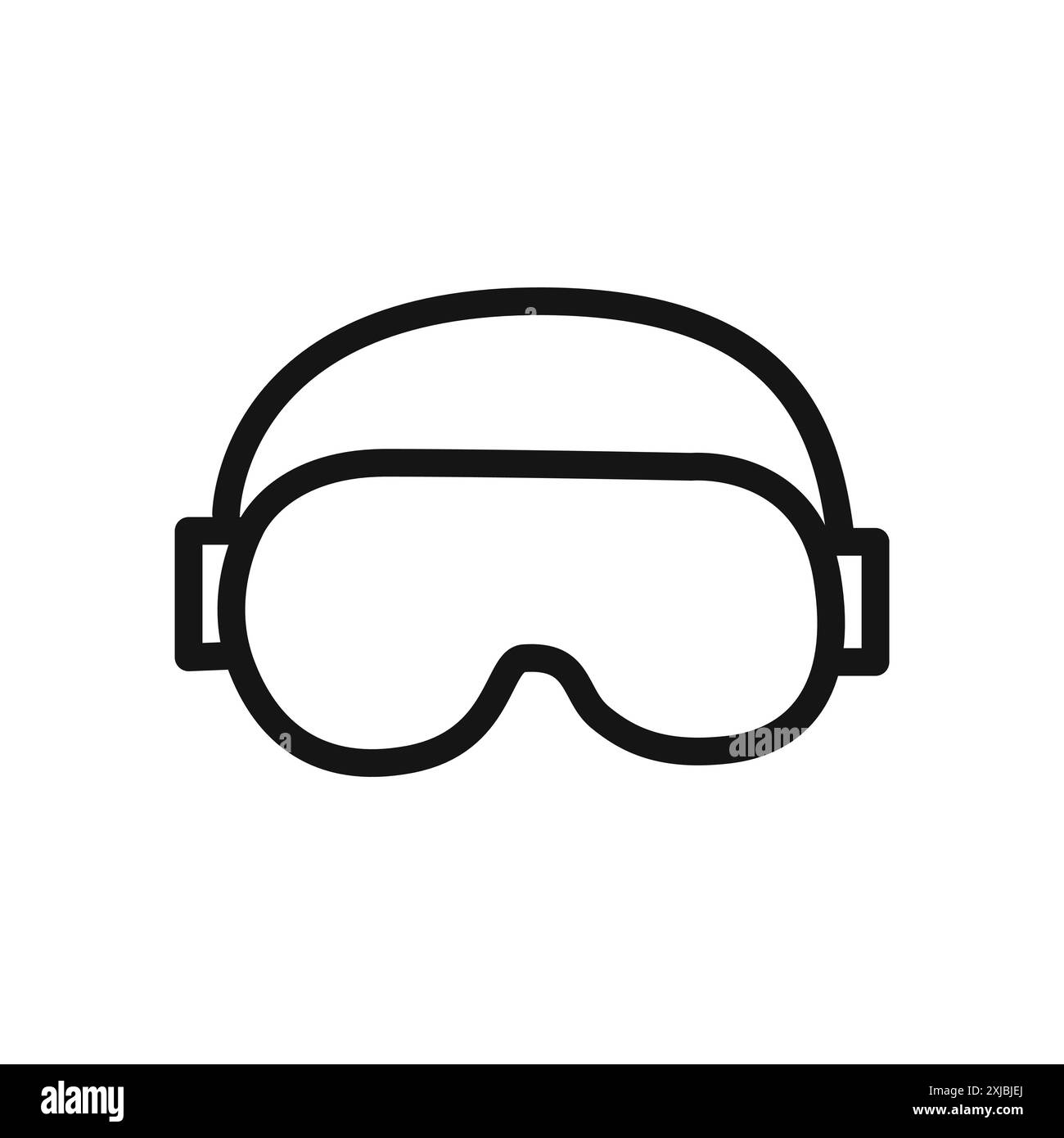 Swimming Glasses icon linear vector graphics sign or symbol set for web app ui Stock Vector ...