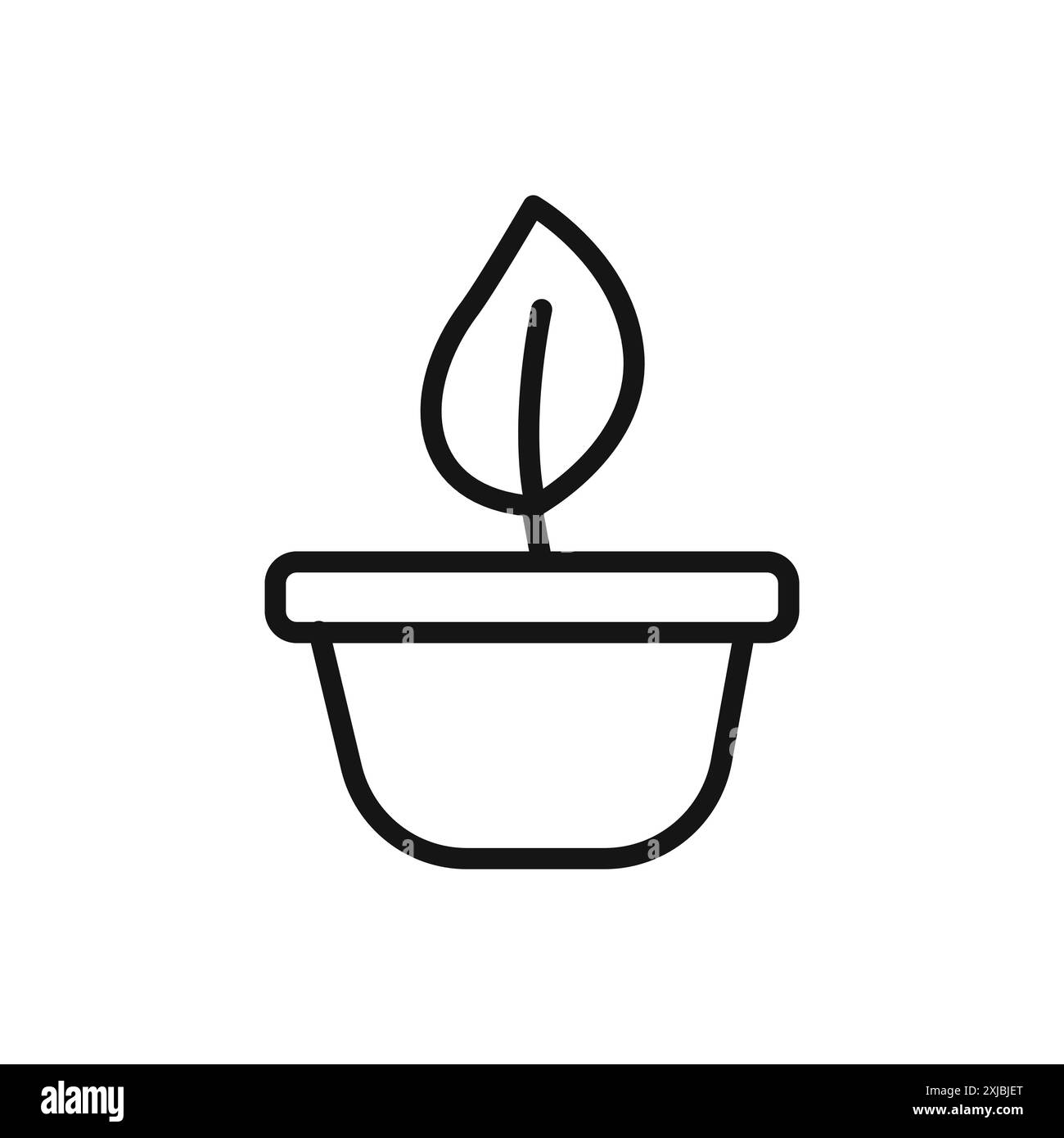 Plant icon linear vector graphics sign or symbol set for web app ui Stock Vector Image & Art - Alamy