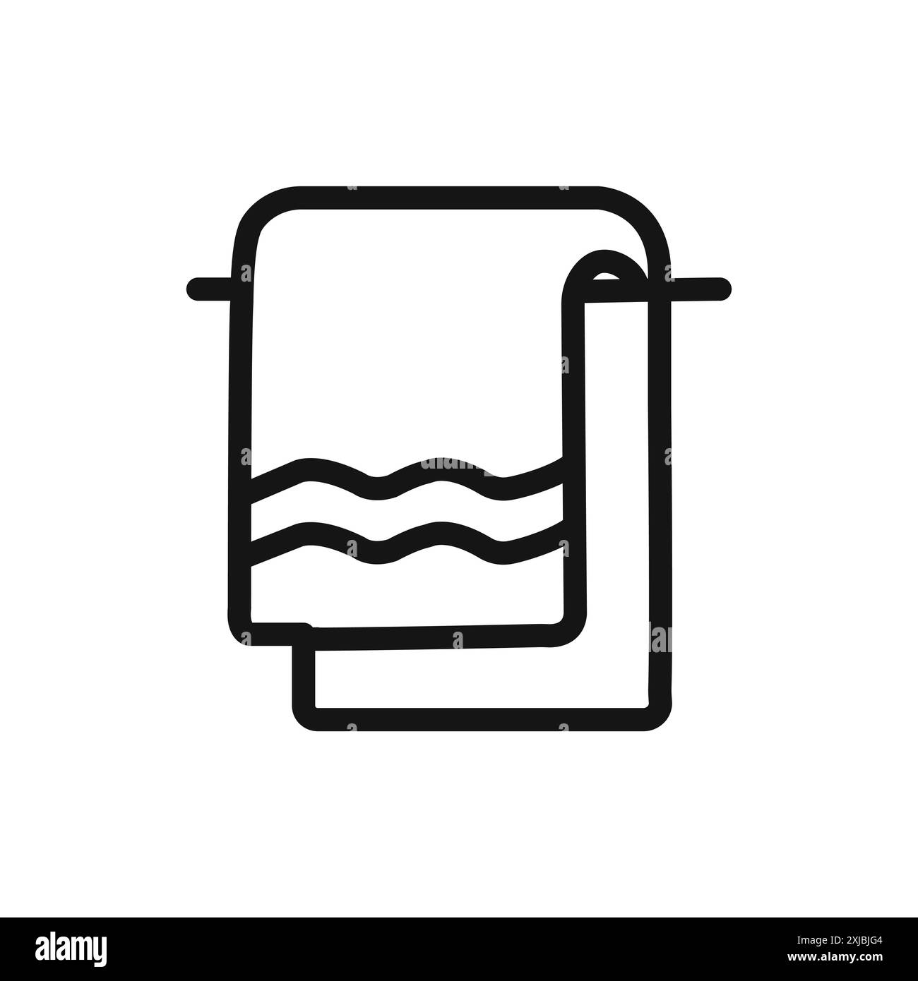 towel icon linear vector graphics sign or symbol set for web app ui Stock Vector Image & Art - Alamy