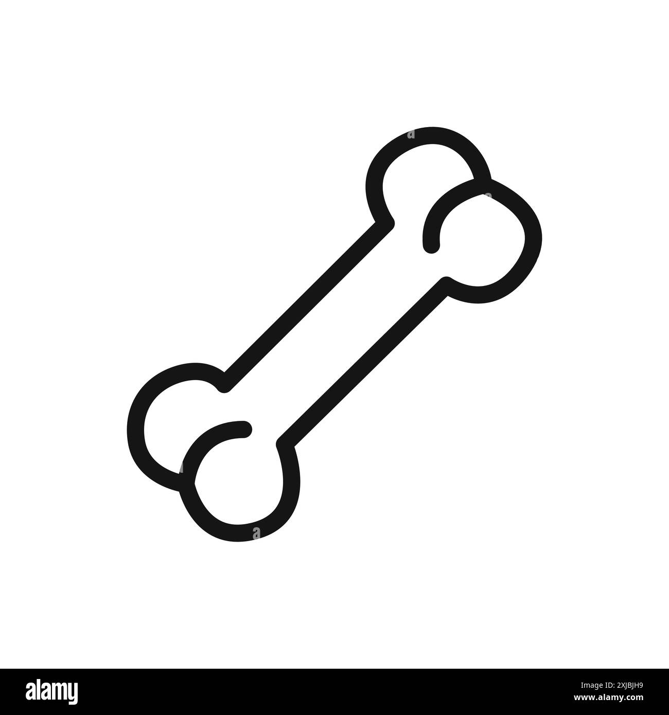 Bone icon linear vector graphics sign or symbol set for web app ui Stock Vector Image & Art - Alamy