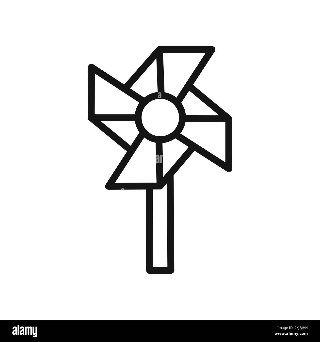 paper Windmill icon linear vector graphics sign or symbol set for web app ui Stock Vector Image ...