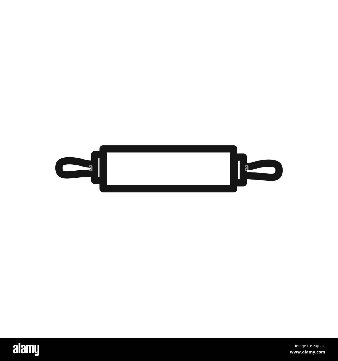 Rolling Pin Icon Linear Vector Graphics Sign Or Symbol Set For Web App Ui Stock Vector Image