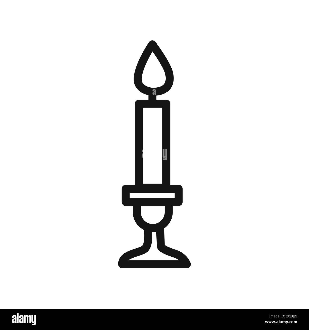 Shabbat candles icon linear vector graphics sign or symbol set for web app ui Stock Vector Image ...