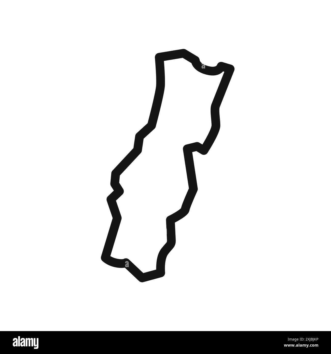 Portugal map icon linear vector graphics sign or symbol set for web app ui Stock Vector Image ...