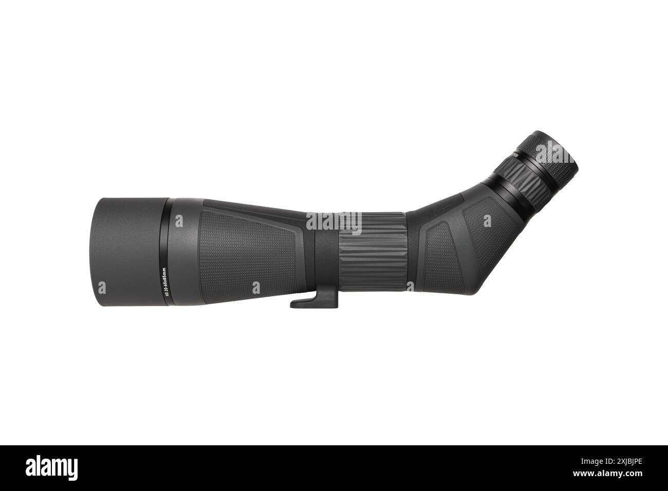 Modern spyglass. Long-range observation device. Monocular isolate on a ...
