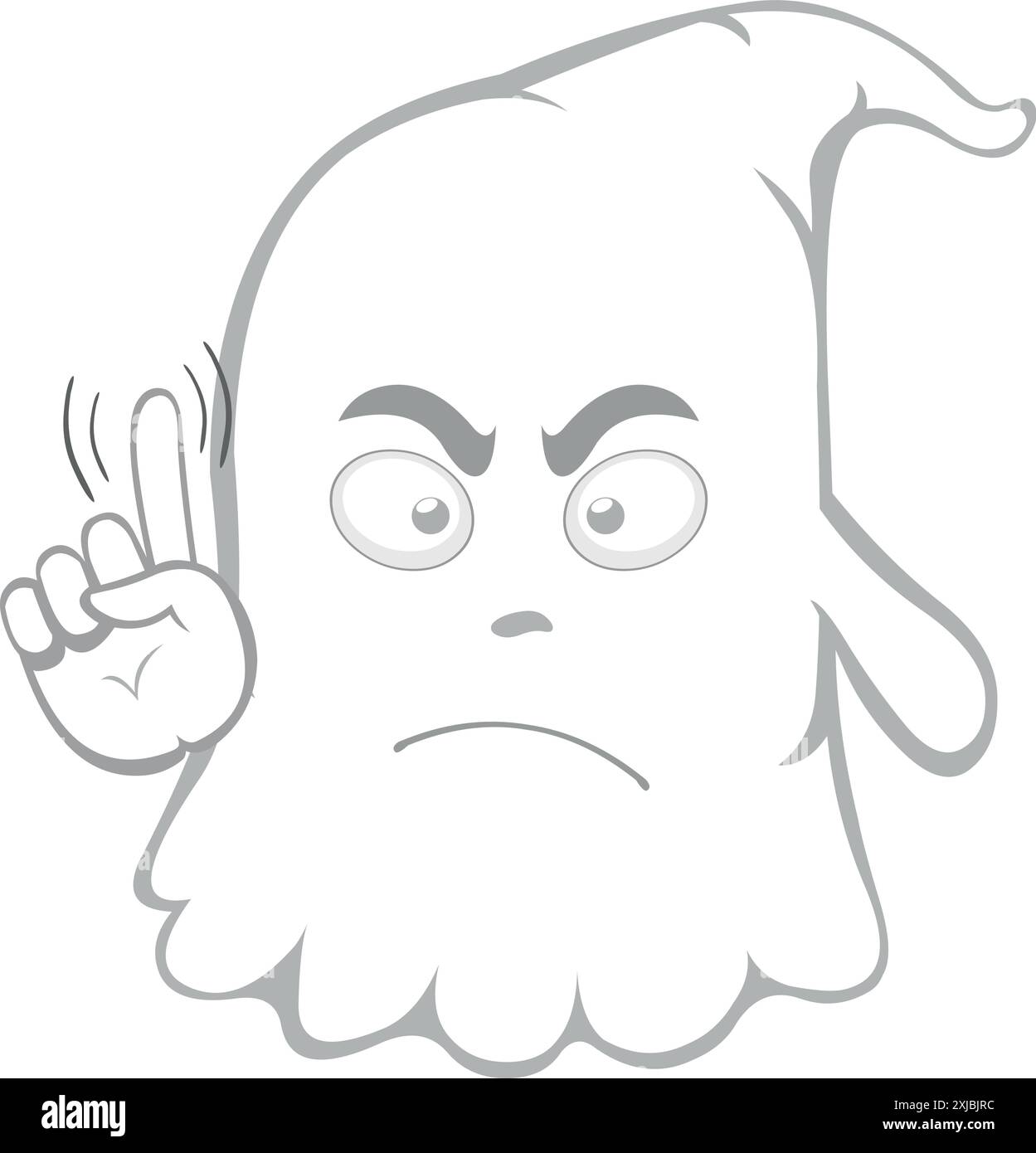 Saying no with finger gesture Stock Vector Images - Alamy