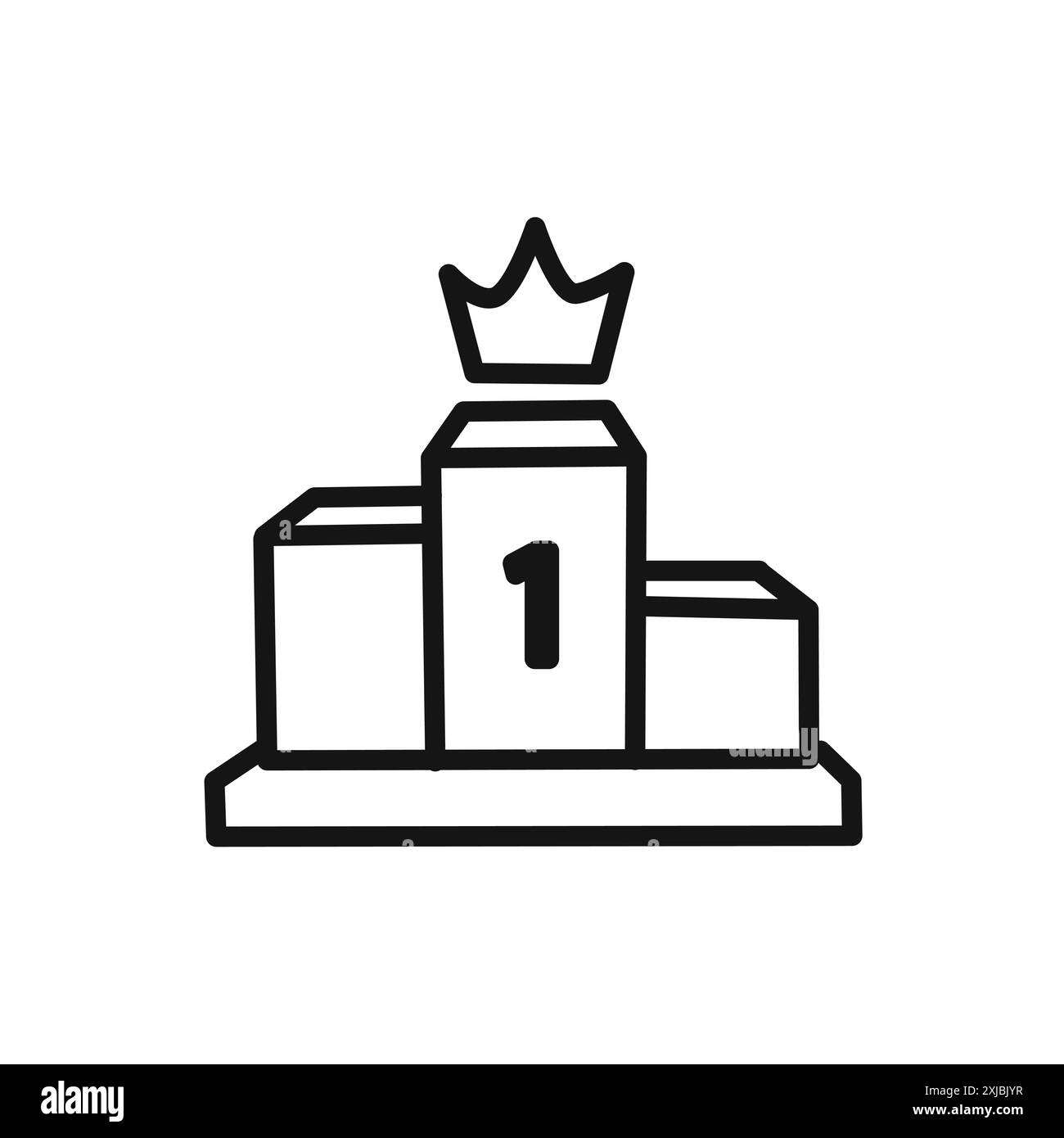 Winner podim Icon linear vector graphics sign or symbol set for web app ui Stock Vector Image ...