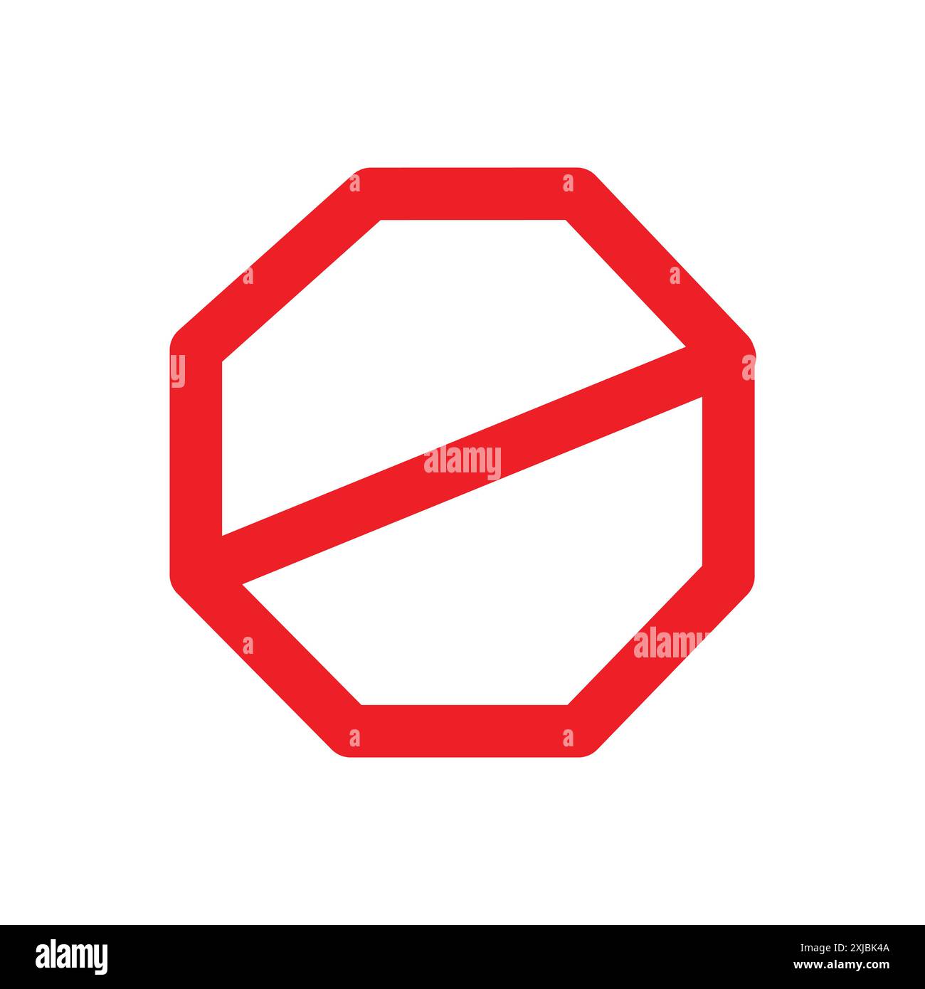 Stop Sign Icon linear vector graphics sign or symbol set for web app ui Stock Vector Image & Art ...