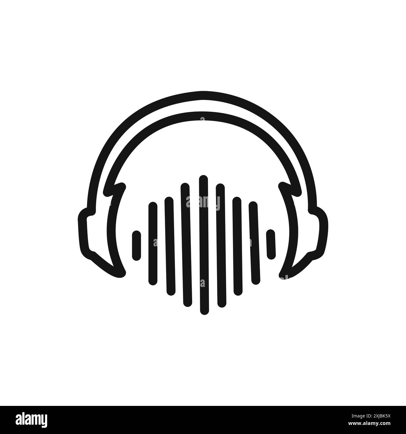 Dj icon linear vector graphics sign or symbol set for web app ui Stock Vector Image & Art - Alamy