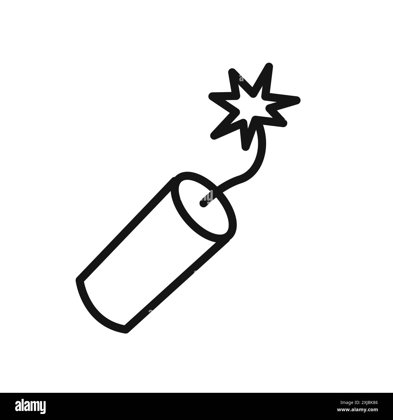 TNT dynamite Icon linear vector graphics sign or symbol set for web app ui Stock Vector Image ...