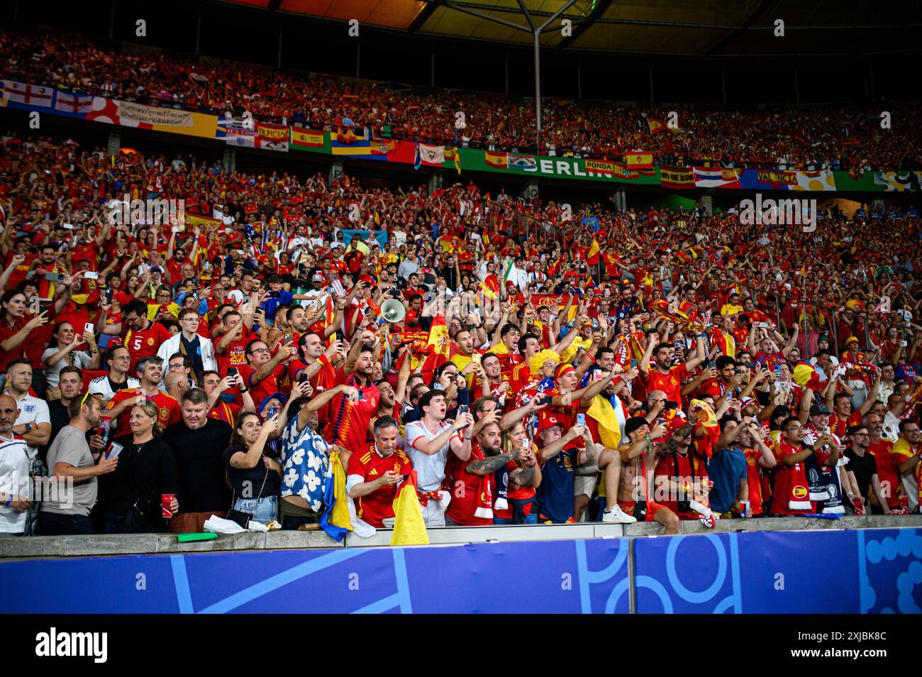 BERLIN, GERMANY - 14 JULY, 2024: The football match of Final EURO 2024 ...