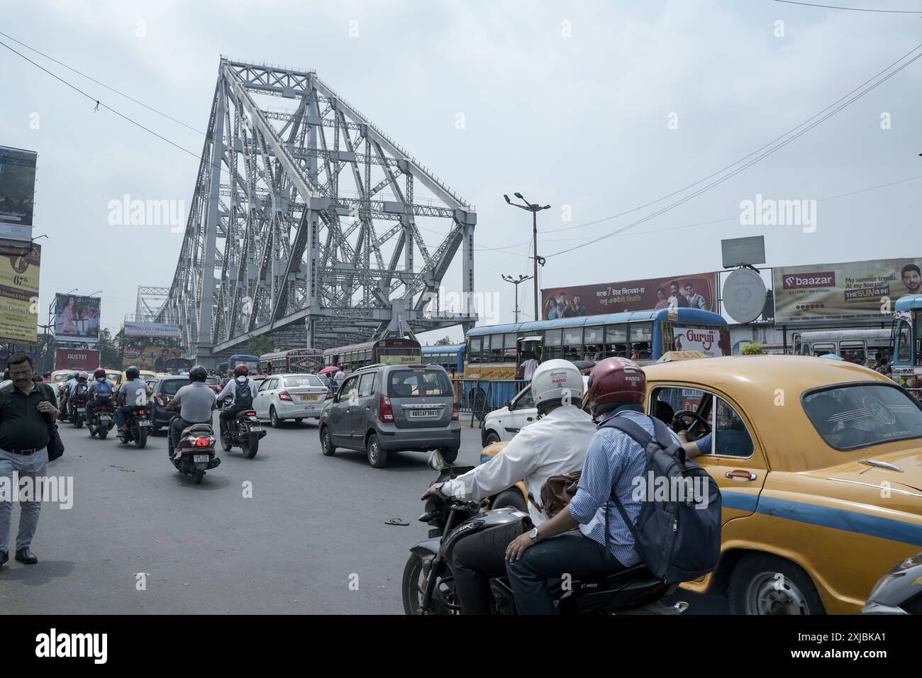 Howrah Bridge is Asia's longest cantilever bridge built by East India ...
