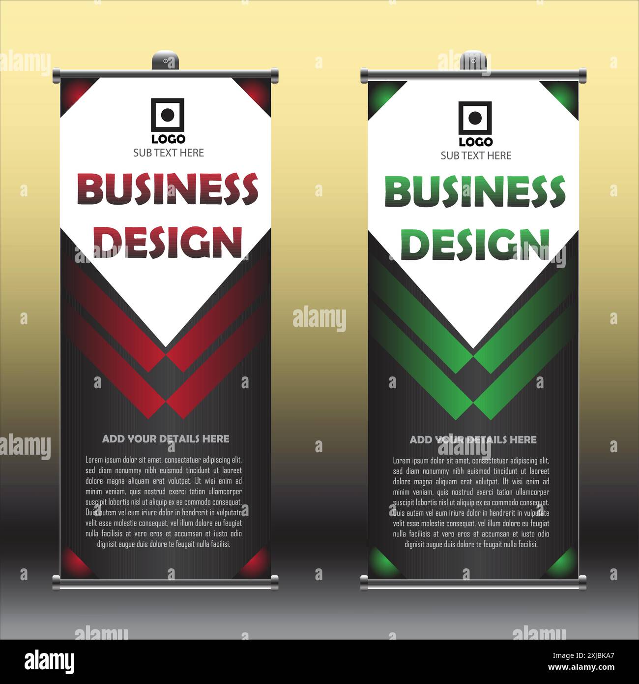 Eye-catchy and Professional Corporate Roll Up Banner Template. It’s ...
