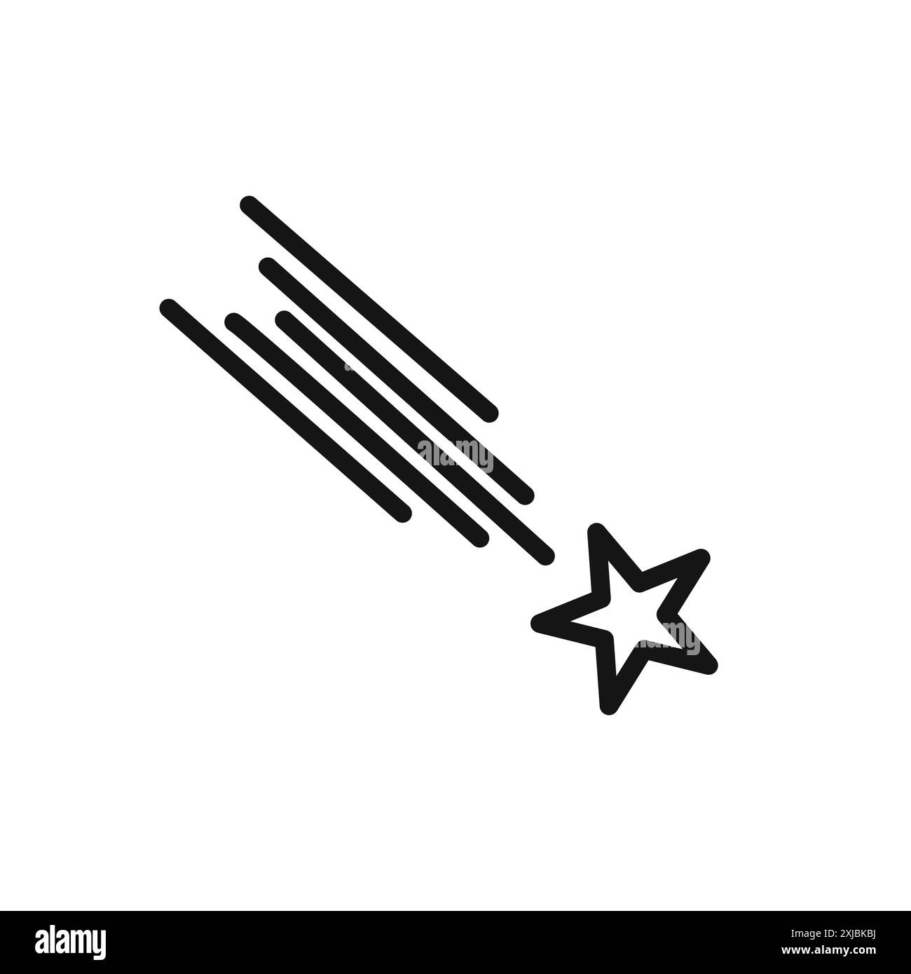 Shooting star graphics Black and White Stock Photos & Images - Alamy