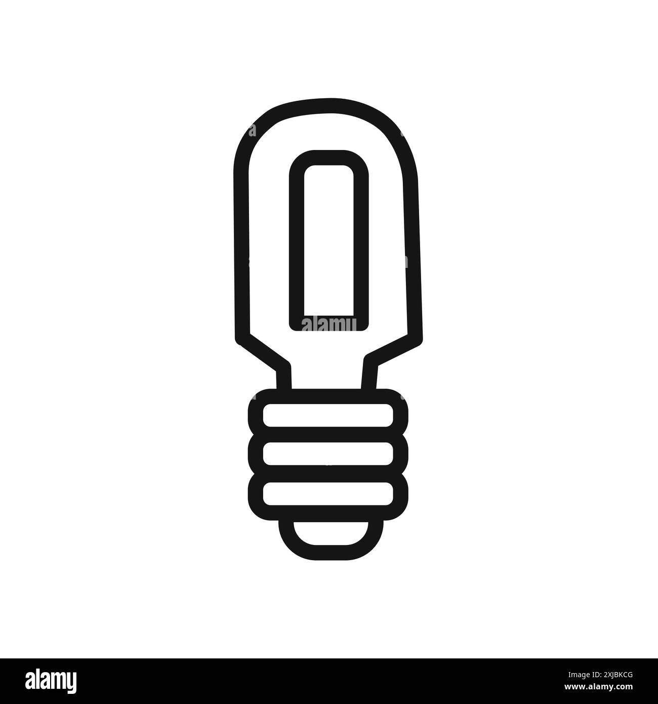 energy efficiency light bulb icon linear vector graphics sign or symbol set for web app ui Stock ...