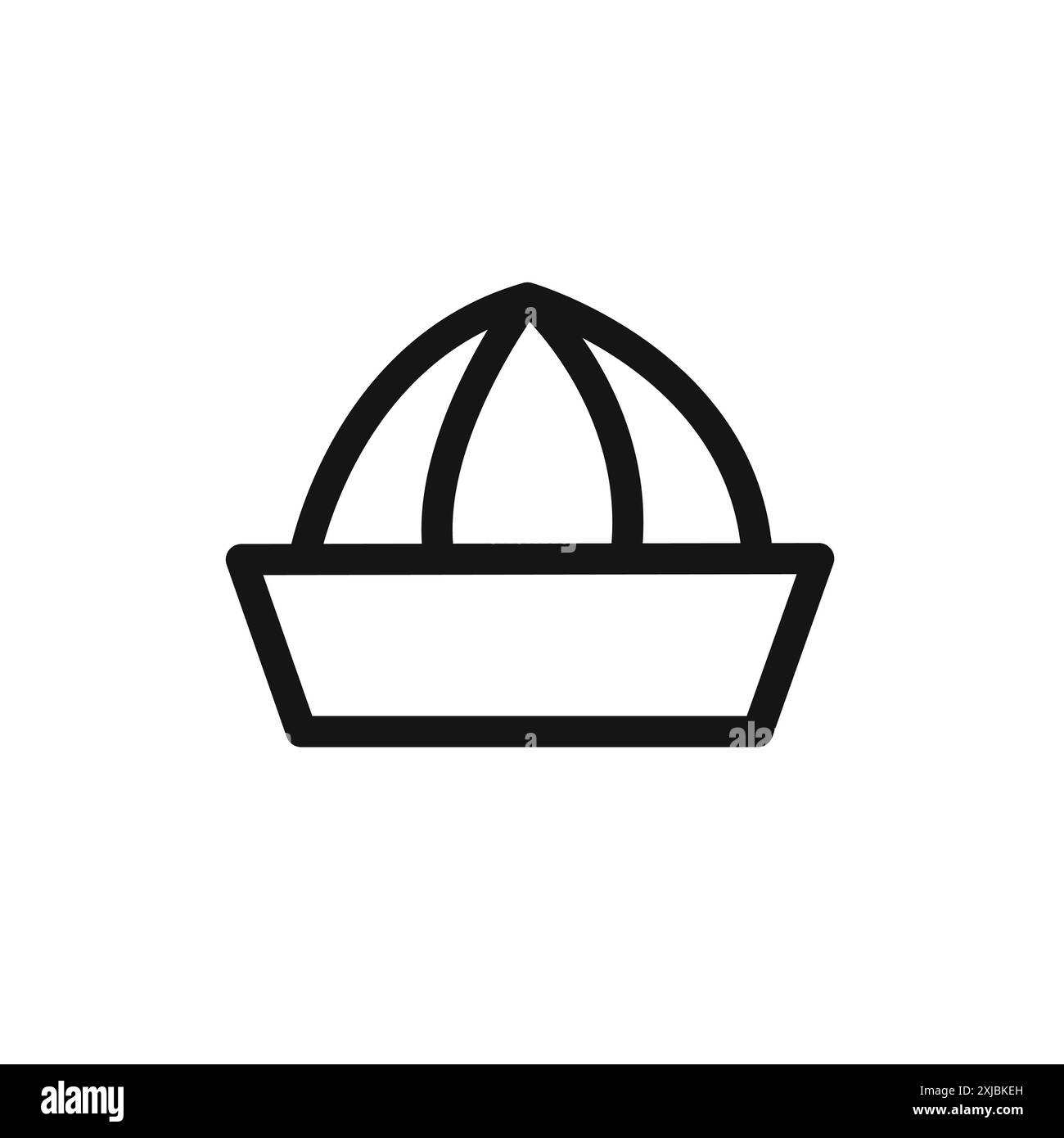 Lemon squeezer icon linear vector graphics sign or symbol set for web ...