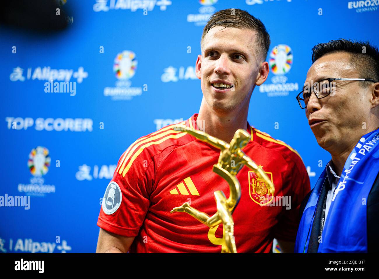 BERLIN, GERMANY - 14 JULY, 2024: Dani Olmo, The football match of Final ...