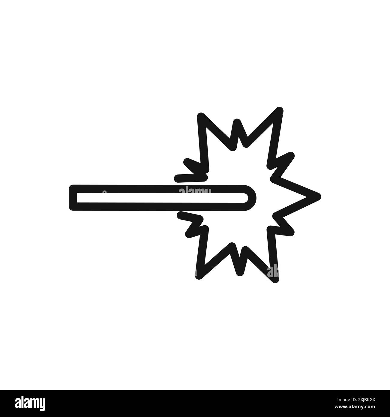 Lase Icon linear vector graphics sign or symbol set for web app ui Stock Vector Image & Art - Alamy