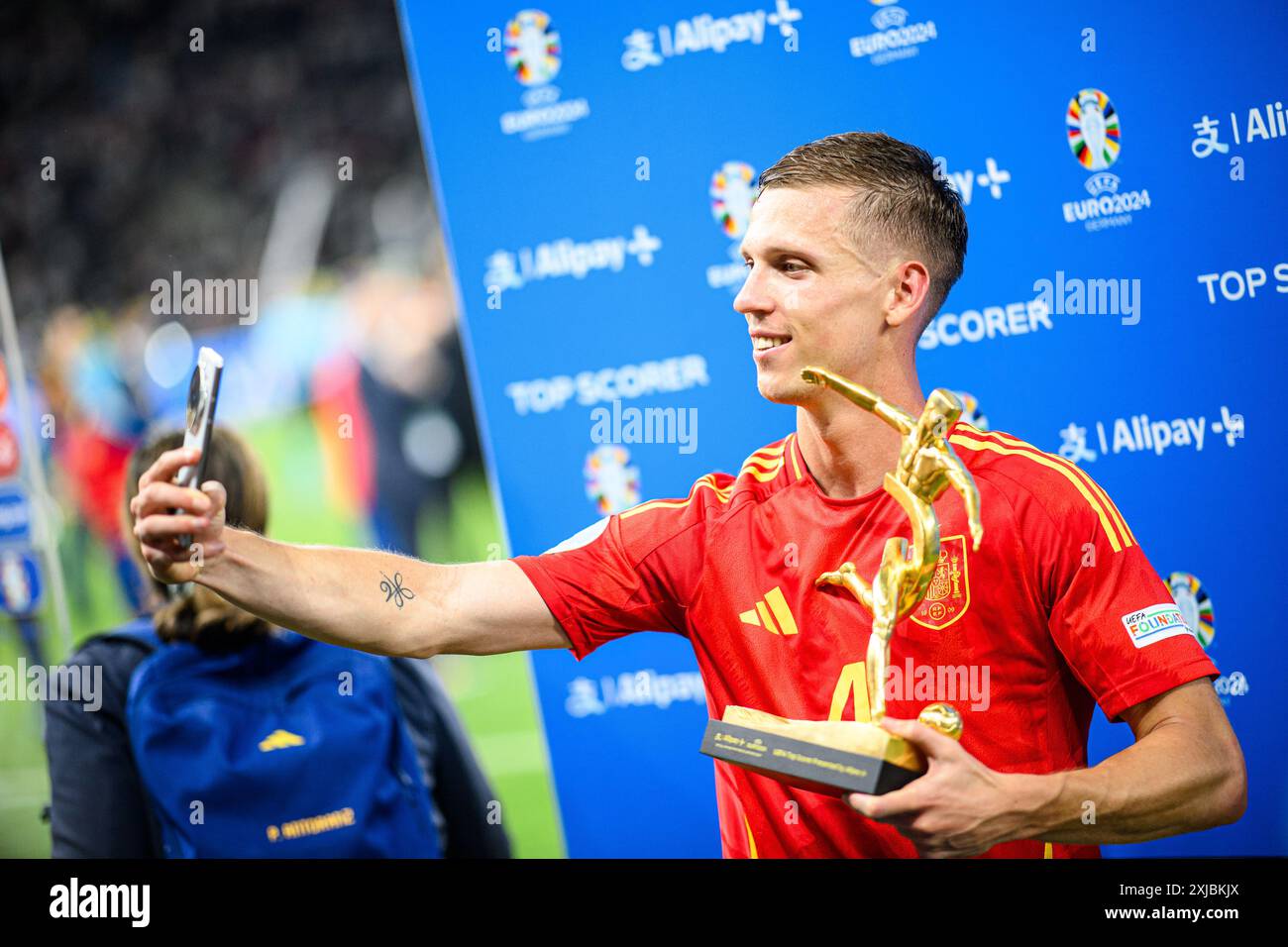 BERLIN, GERMANY - 14 JULY, 2024: Dani Olmo, The football match of Final ...