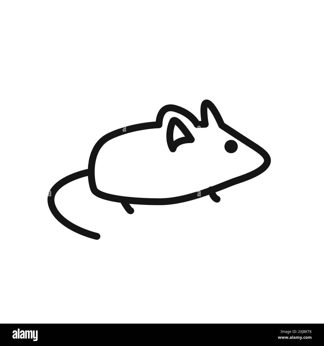 Mouse Animal icon linear vector graphics sign or symbol set for web app ...