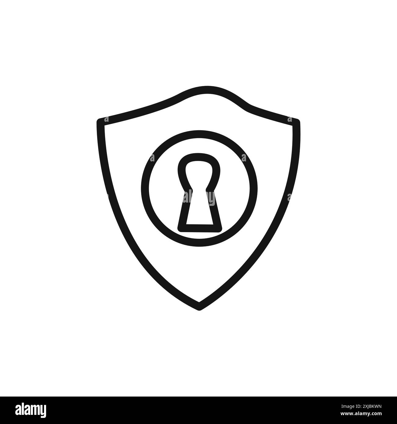 key hole icon linear vector graphics sign or symbol set for web app ui Stock Vector Image & Art ...