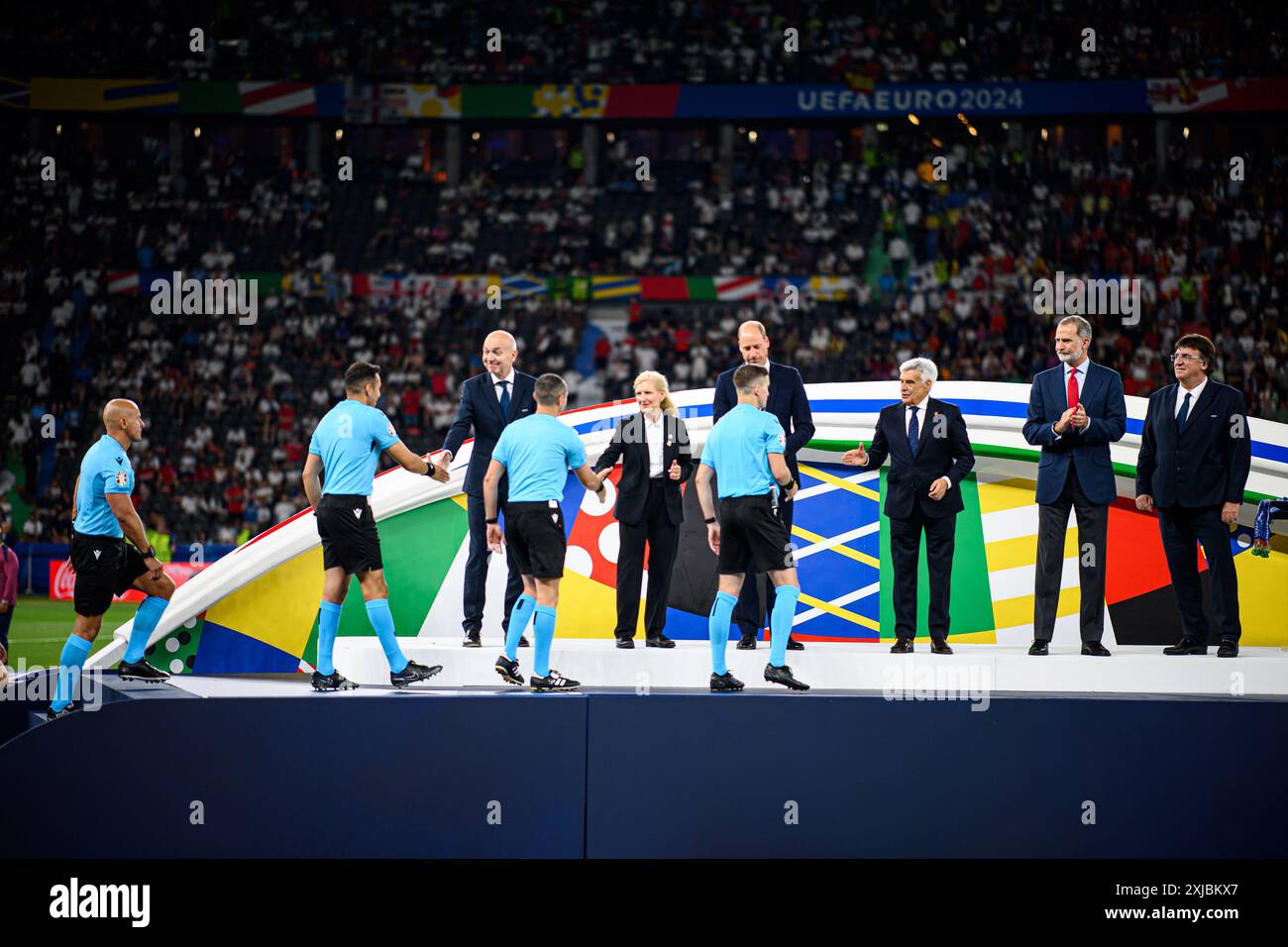BERLIN, GERMANY - 14 JULY, 2024: The football match of Final EURO 2024 ...