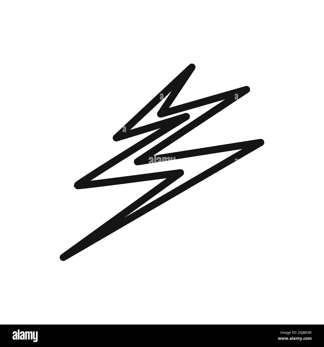 Lightning logotype Black and White Stock Photos & Images - Alamy