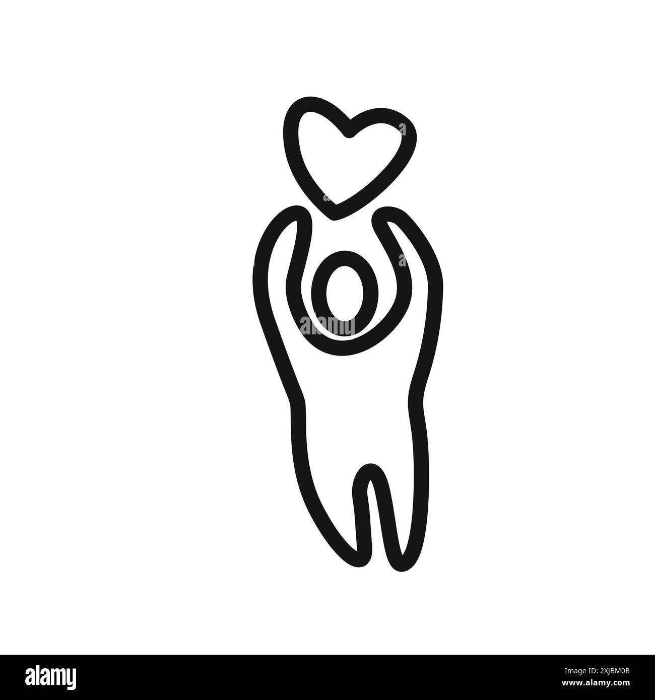 loved human icon linear vector graphics sign or symbol set for web app ui Stock Vector Image ...