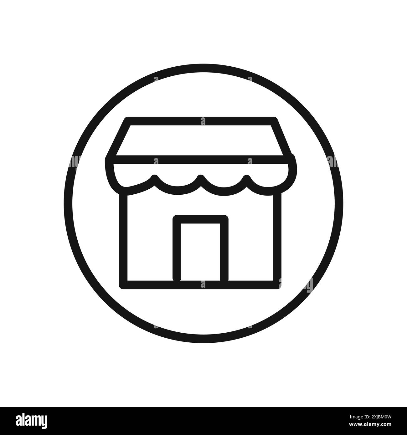 Marketplace icon linear vector graphics sign or symbol set for web app ui Stock Vector Image ...