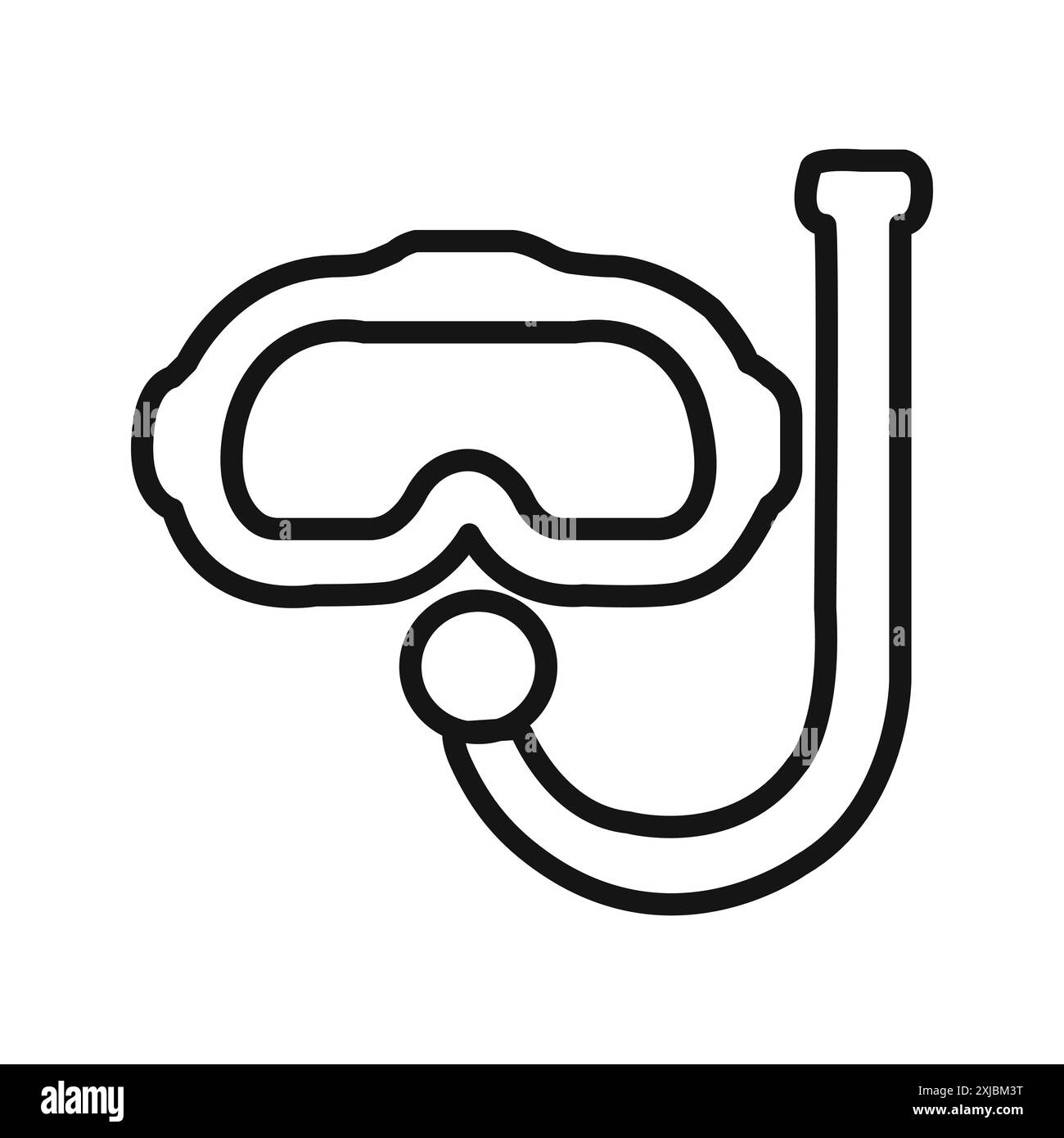 Diving mask icon linear vector graphics sign or symbol set for web app ui Stock Vector Image ...