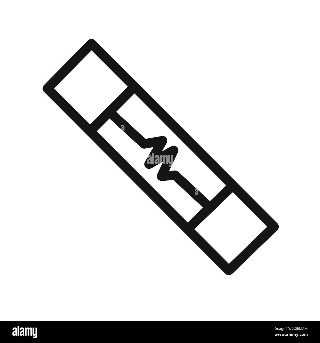 Electric fuse icon linear vector graphics sign or symbol set for web ...