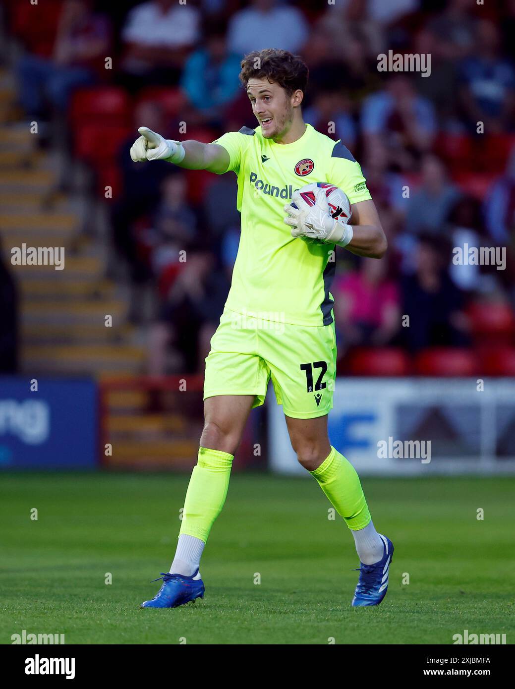 Walsall goalkeeper Sam Hornby during the pre-season friendly match at ...