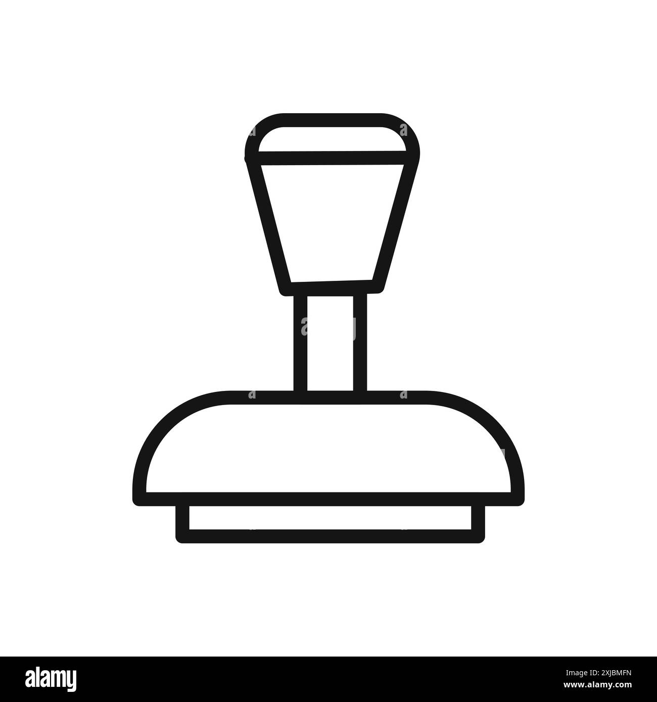 Rubber Stamp icon linear vector graphics sign or symbol set for web app ...