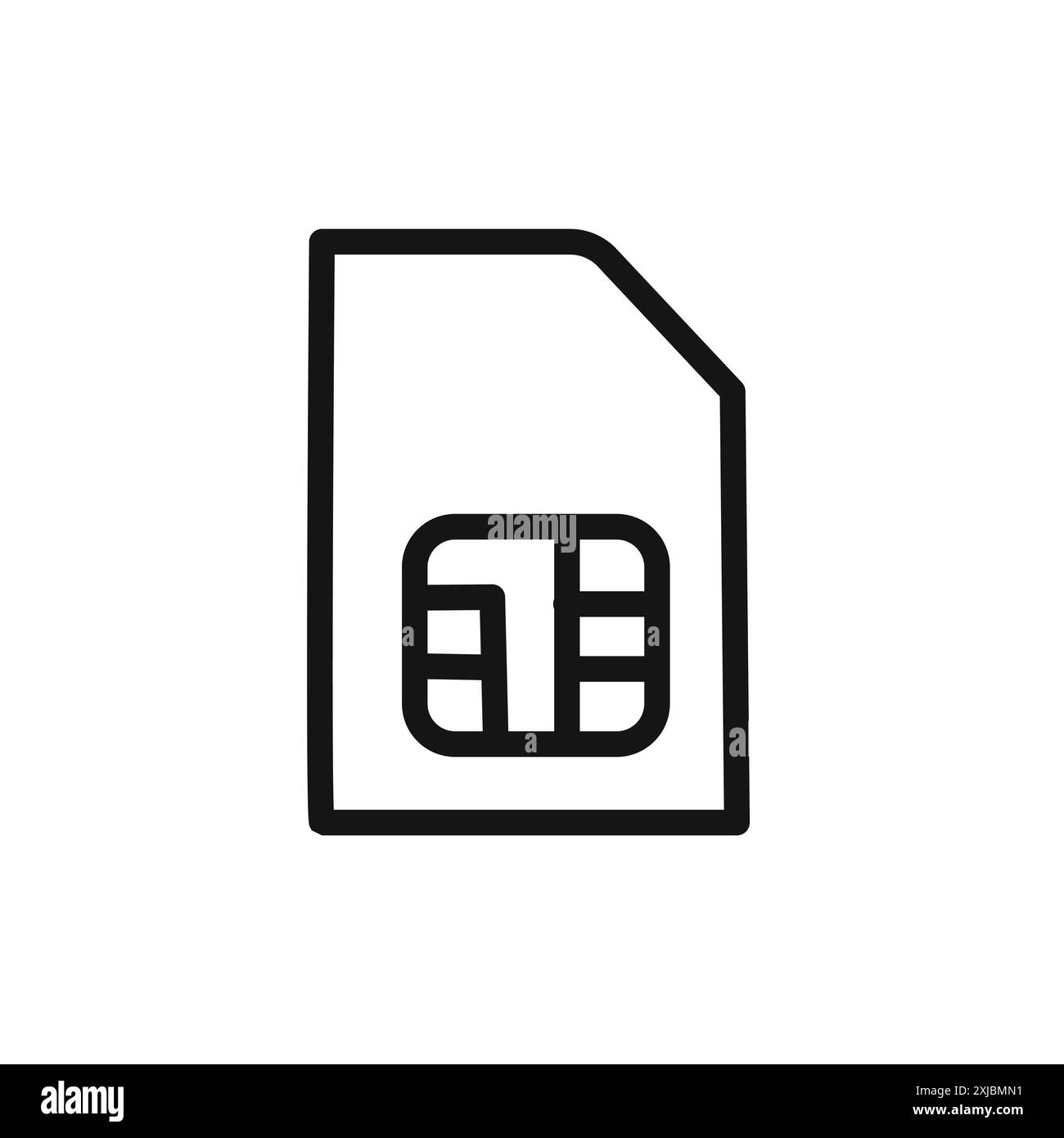 sim card icon linear vector graphics sign or symbol set for web app ui Stock Vector Image & Art ...