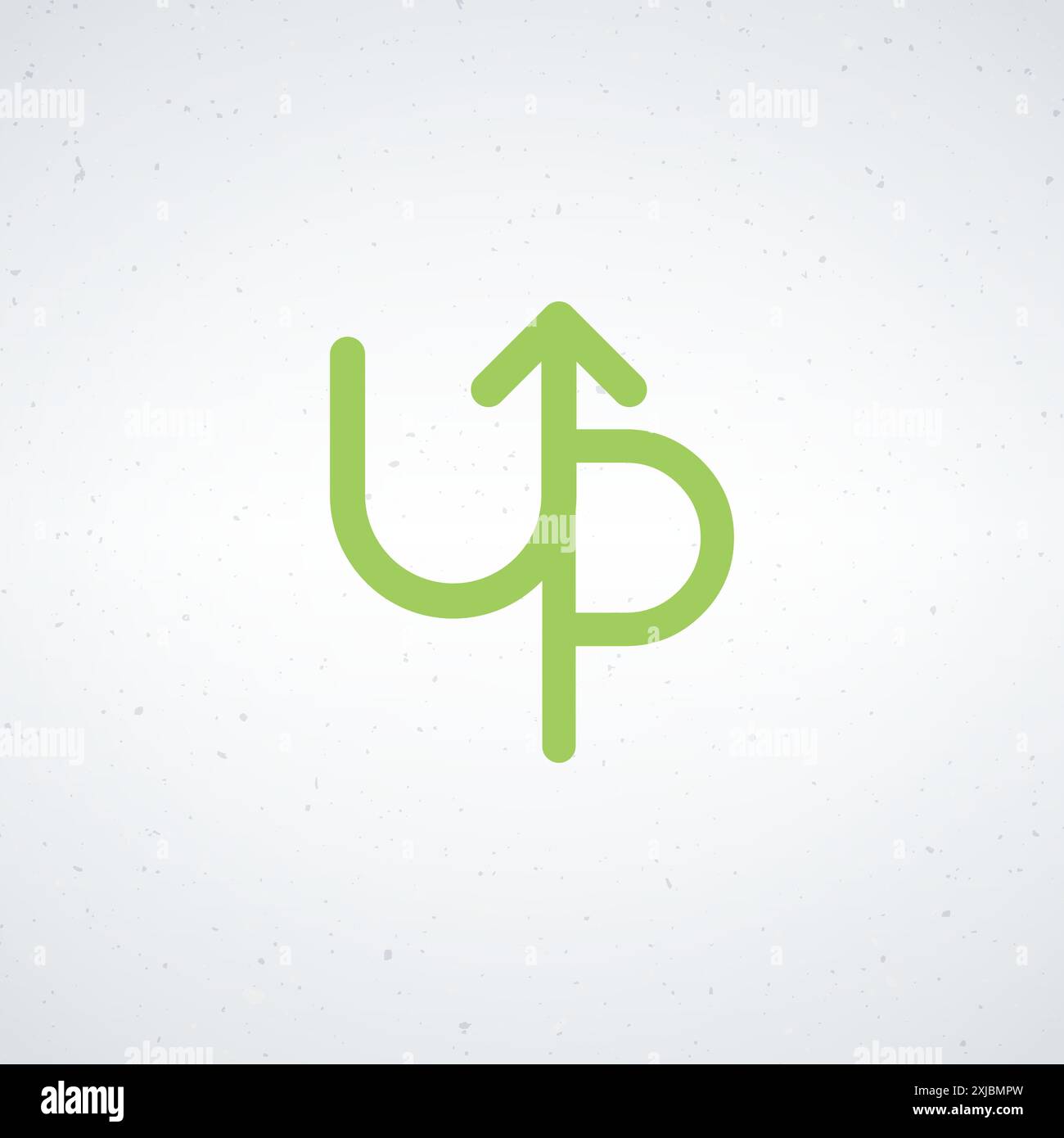 Start up logo. Up arrow emblem. Stock vector illustration isolated on ...