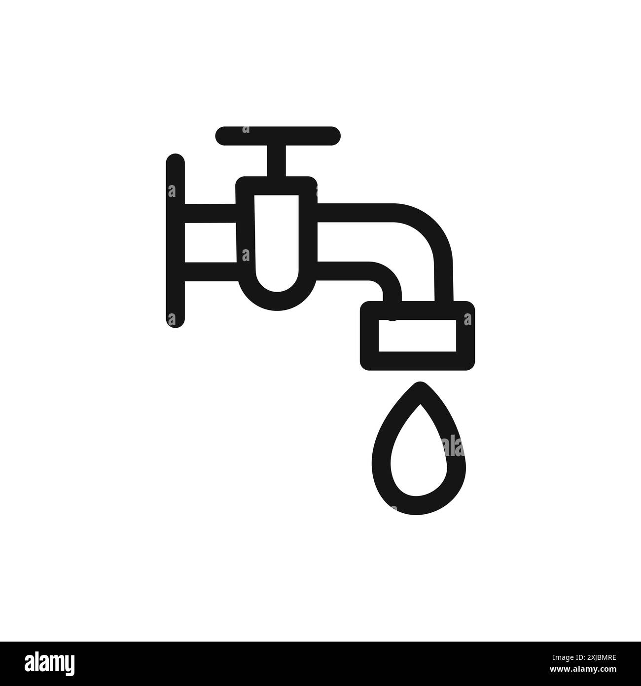 Water tap icon linear vector graphics sign or symbol set for web app ui Stock Vector Image & Art ...