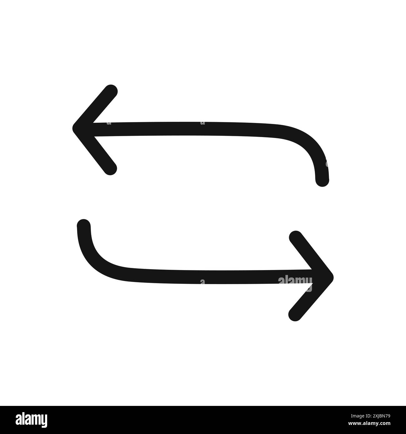 swap Icon linear vector graphics sign or symbol set for web app ui ...