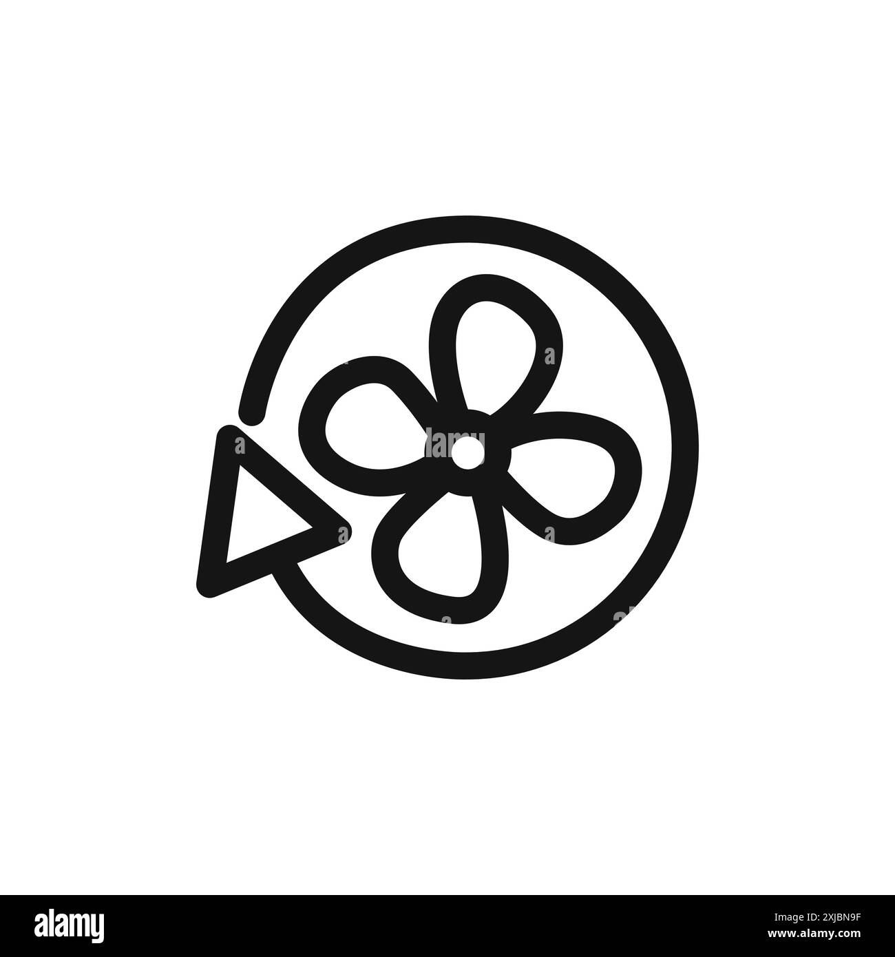 Ventilation icon linear vector graphics sign or symbol set for web app ui Stock Vector Image ...