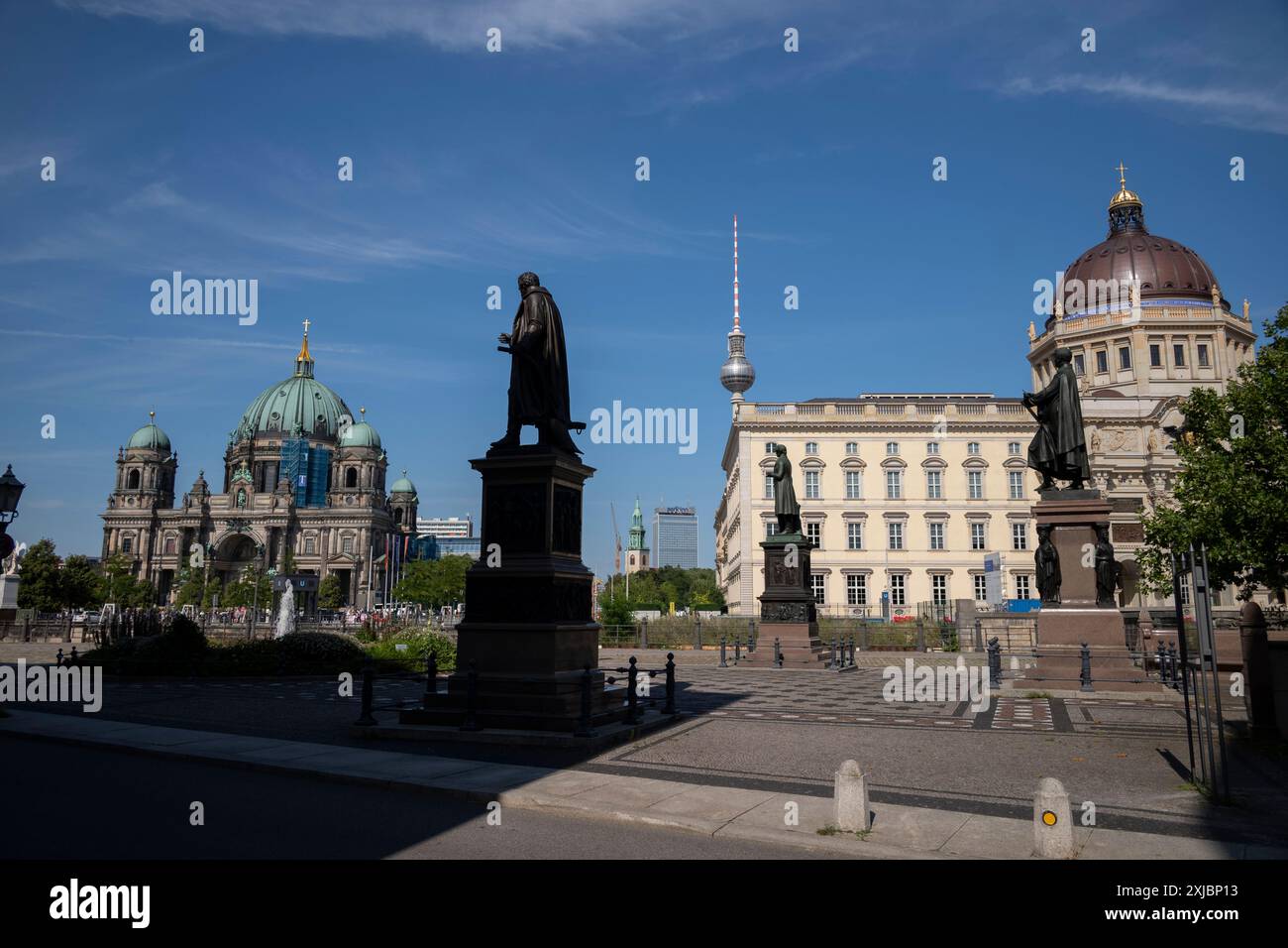 Schinkelplatz square in Berlin, Germany, named after Karl Friedrich ...