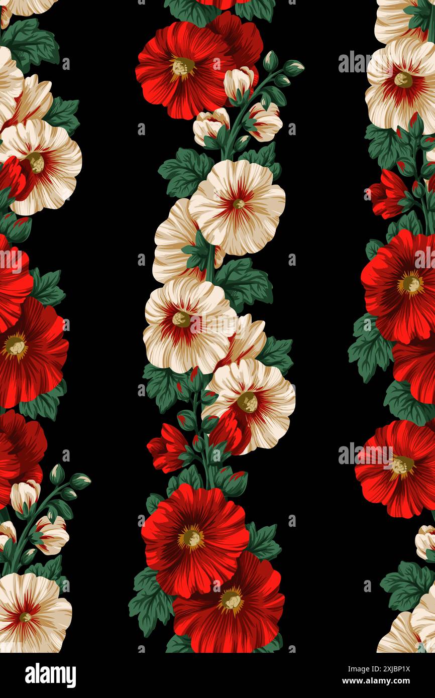 Seamless pattern with mallows. Vector Stock Vector Image & Art - Alamy