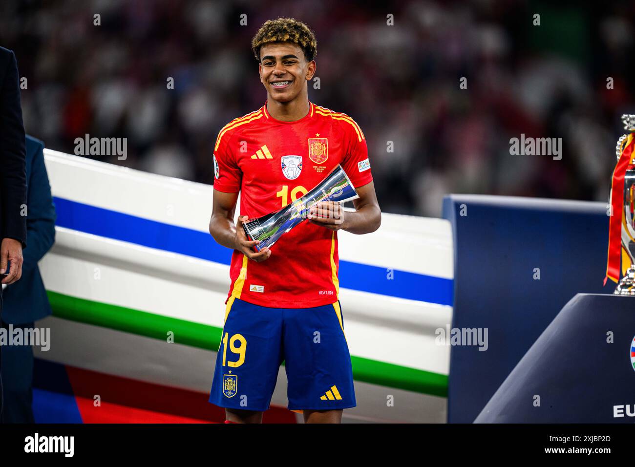 BERLIN, GERMANY - 14 JULY, 2024: Lamine Yamal, The football match of ...