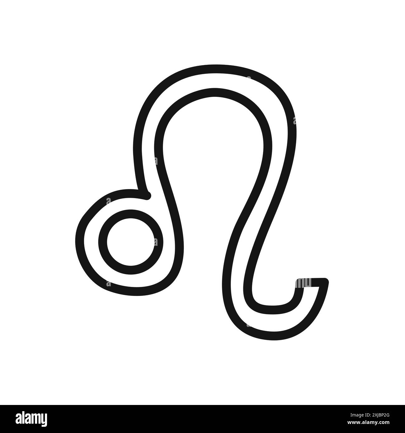 Leo Zodiac Sign Icon Linear Vector Graphics Sign Or Symbol Set For Web App Ui Stock Vector Image