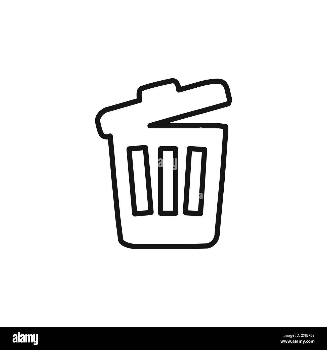 Leftovers Disposal icon linear vector graphics sign or symbol set for web app ui Stock Vector ...
