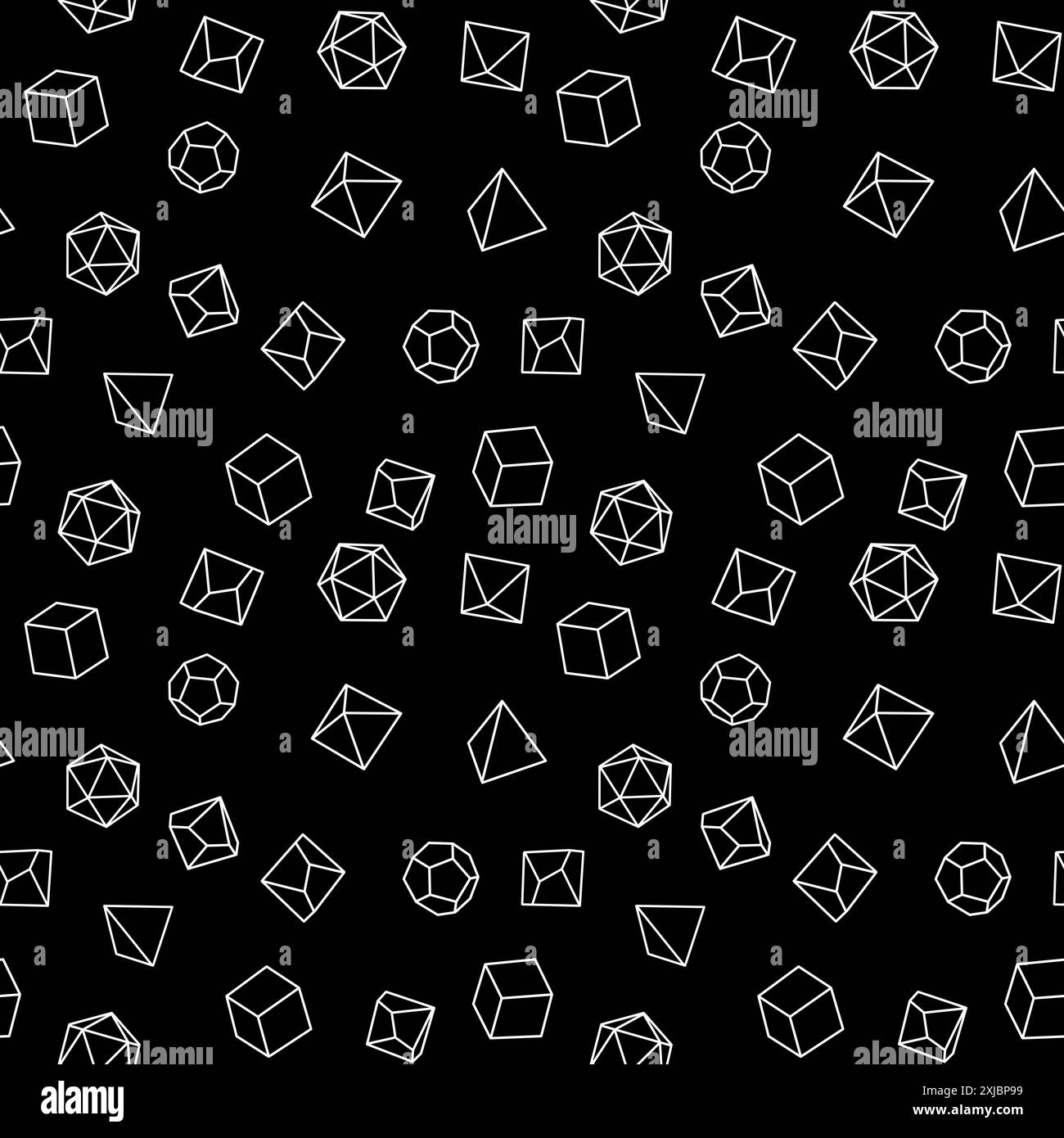 Geometric game dice seamless crystal pattern for fabrics and linens and ...