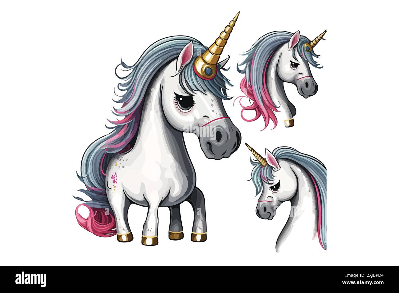 Baby unicorn pictures Cut Out Stock Images & Pictures - Alamy