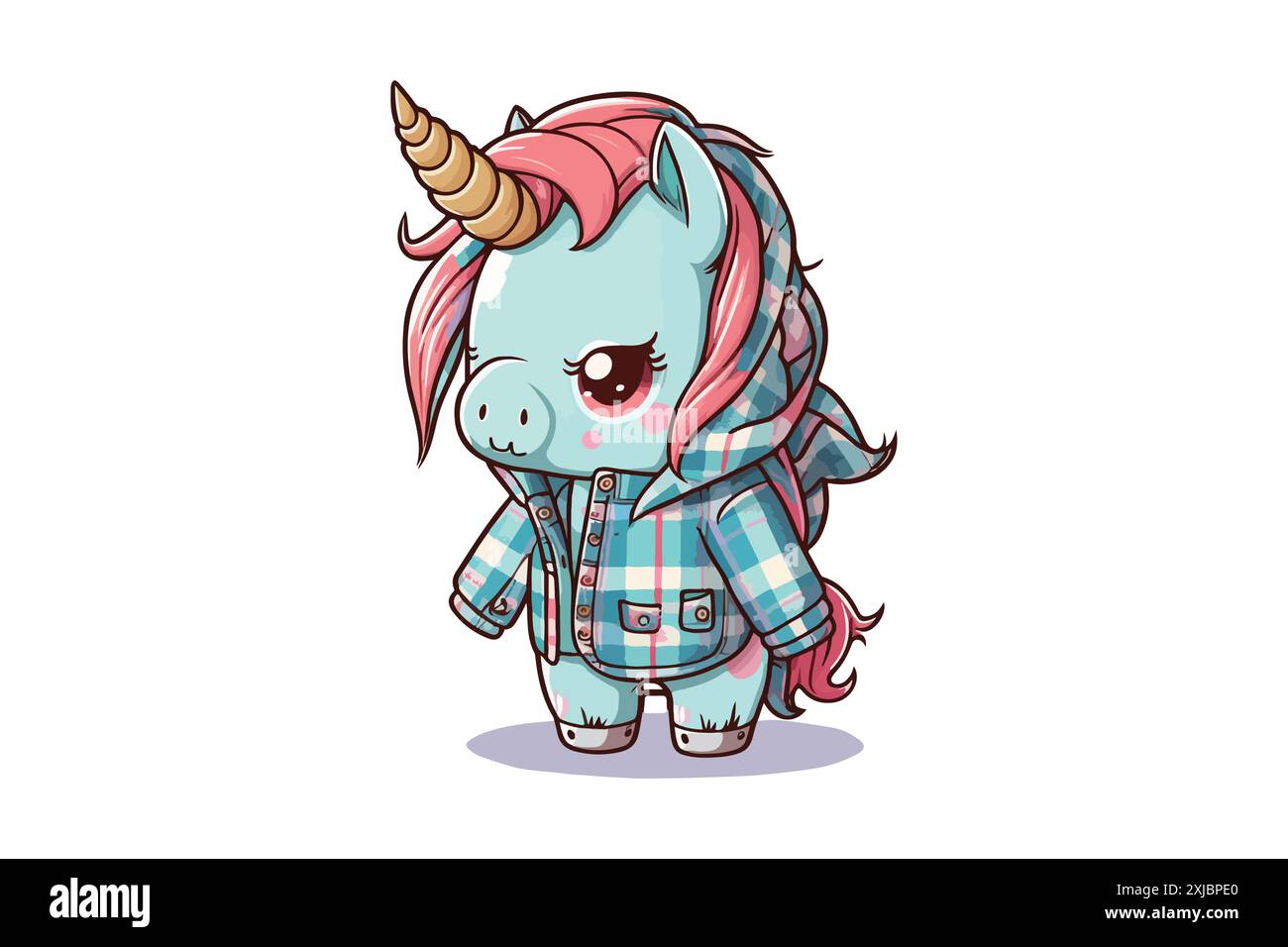 Unicorn full body outline hi-res stock photography and images - Alamy